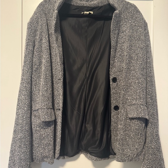 Appleseed's | Jackets & Coats | Womens Gray Herringbone Jacket | Poshmark